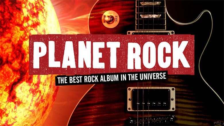 Planet Rock album ft. Iron Maiden, Rush, Dio & Alice Cooper on sale now