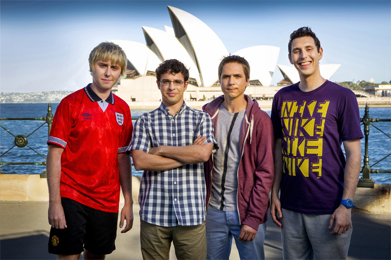 WATCH - The Inbetweeners 2 Cast Vandalise Our Studio | Celebrity - Hits ...