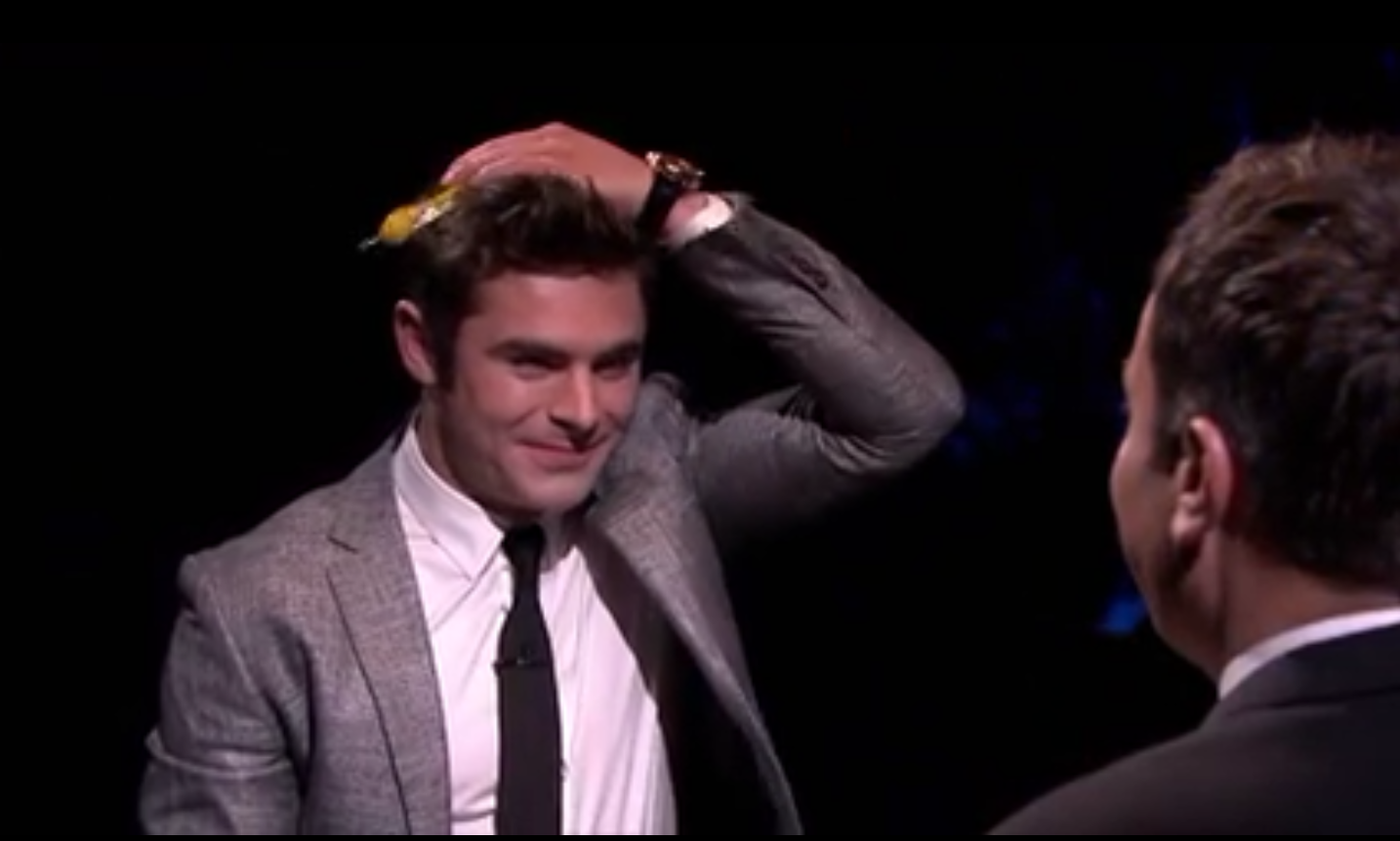 WATCH: Zac Efron gets egg on his face | Celebrity - Hits Radio