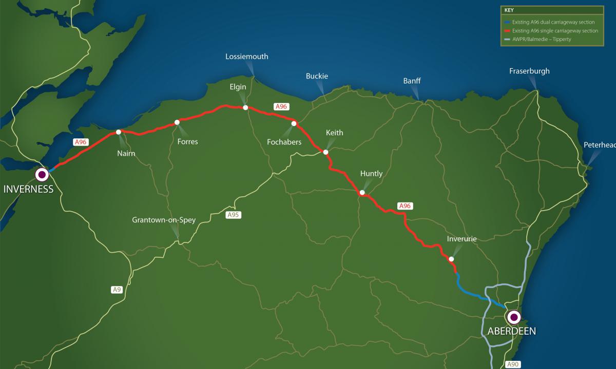 Contract Agreed For A96 Inverness To Nairn Route | News - MFR