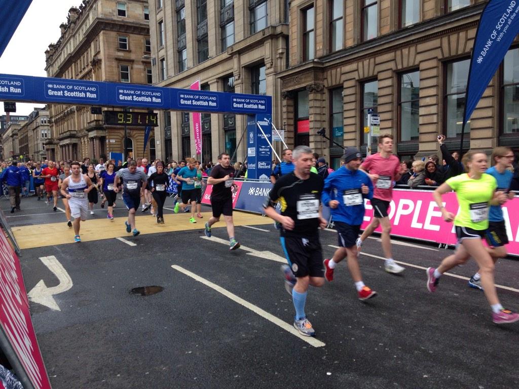 Thousands Take Part in Great Scottish Run in Glasgow | News - Clyde 1