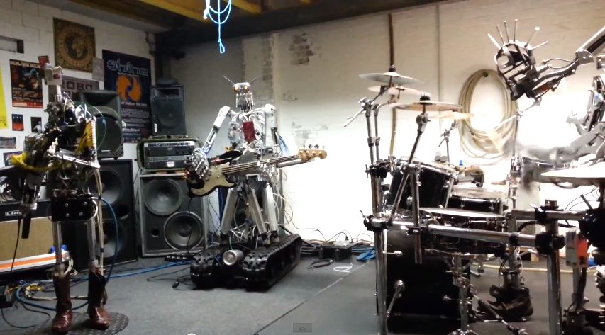 VIDEO: Robot Band Plays Motorhead! | Music - Kerrang! Radio