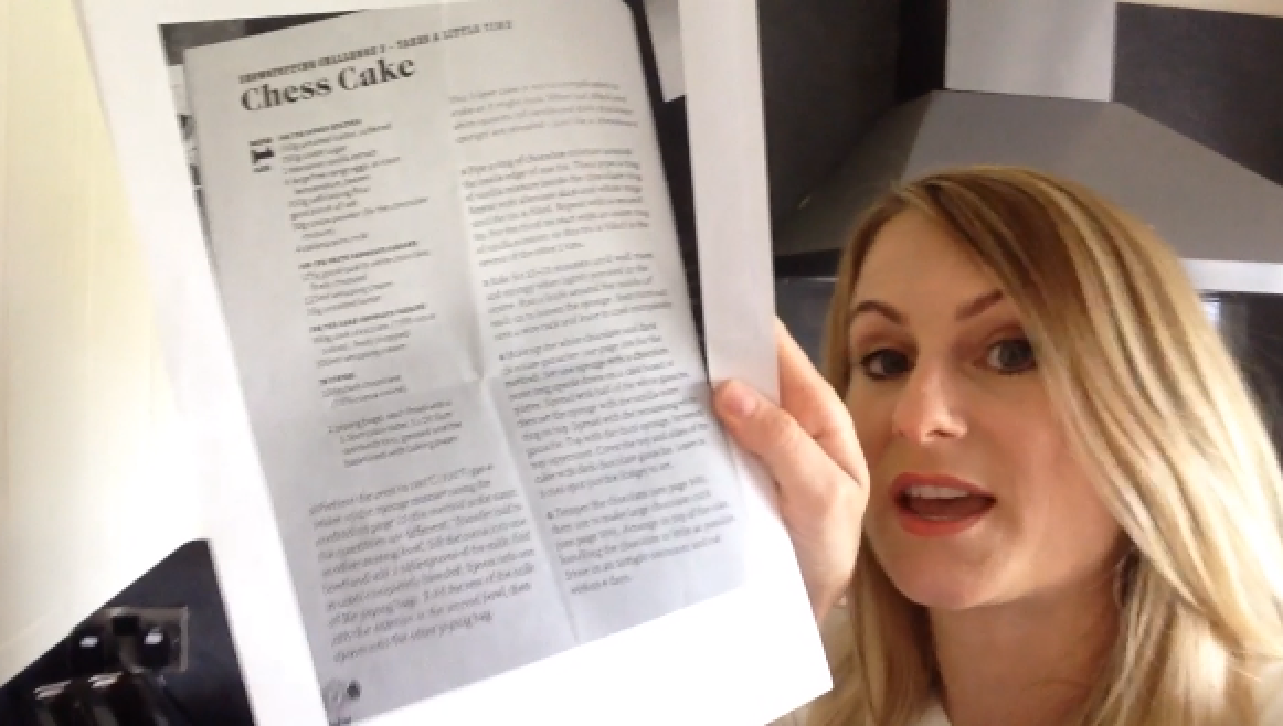 WATCH: Debbie Mac takes on chess-cake challenge | News - Hits Radio ...