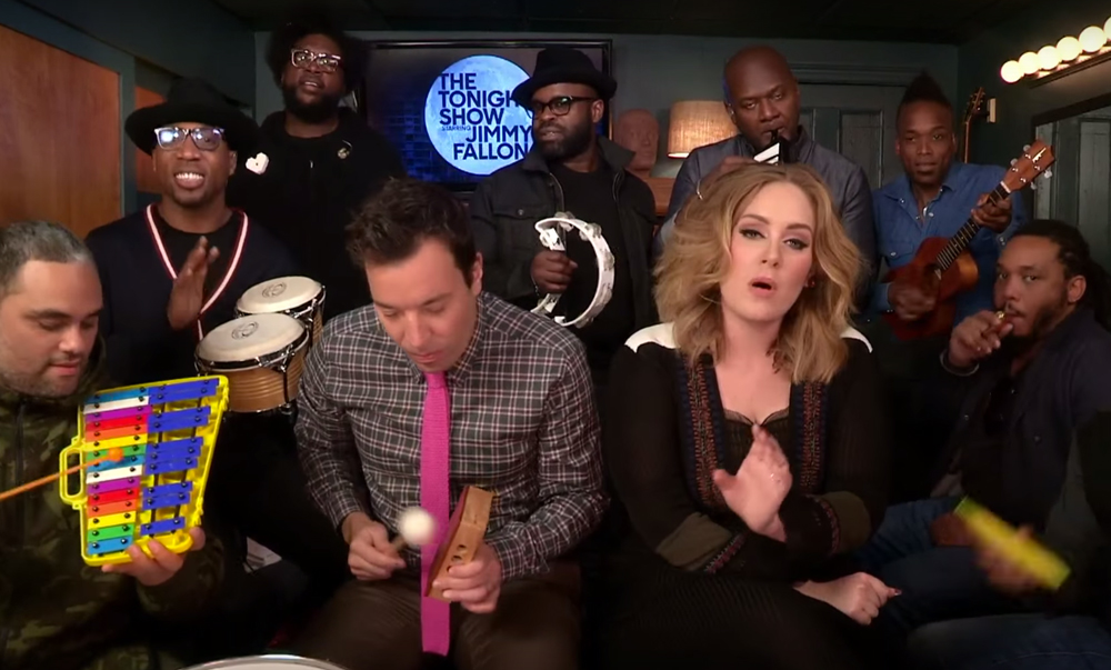 Adele and Jimmy Fallon team up for unique performance of 'Hello ...