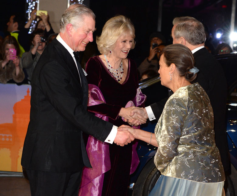 Royalty attend The Second Best Exotic Marigold Hotel premiere ...