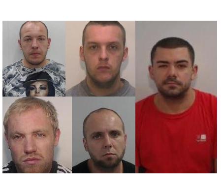 Five men have been jailed as police continue to crack-down on organised ...