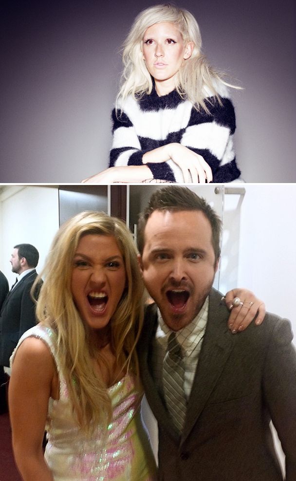 Ellie Goulding & Aaron Paul 'FINALLY' Meet! | Celebrity - undefined