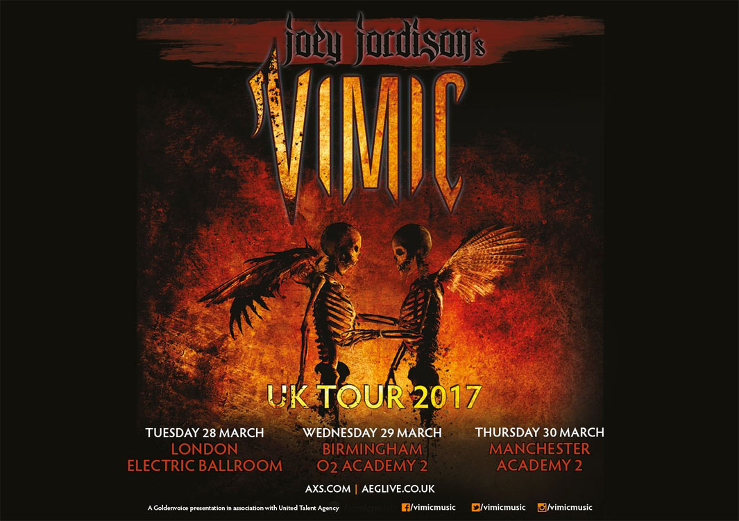 Joey Jordison’s VIMIC announce a trio of UK shows | Music - Kerrang! Radio