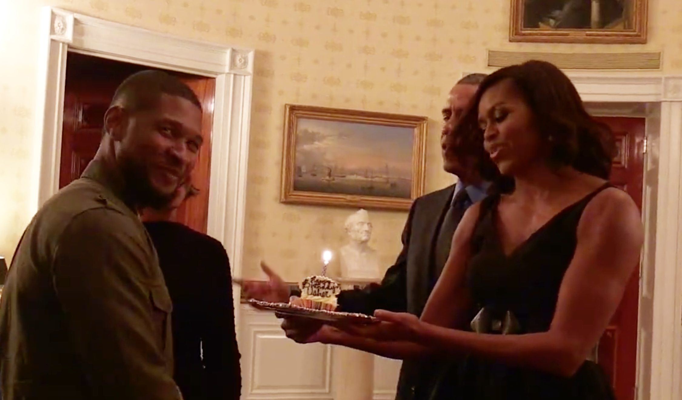 WATCH: President Obama sings 'Happy Birthday' to Usher | Celebrity ...