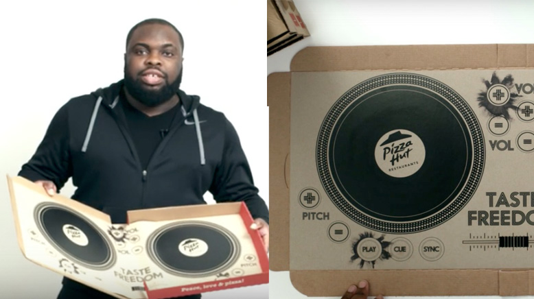 Pizza Hut introduces playable DJ pizza boxes | Music - KISS
