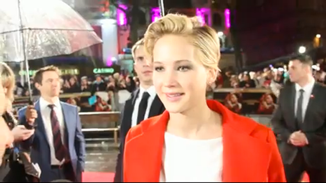 Jennifer Lawrence And Josh Hutcherson Catching Fire Interview Jennifer