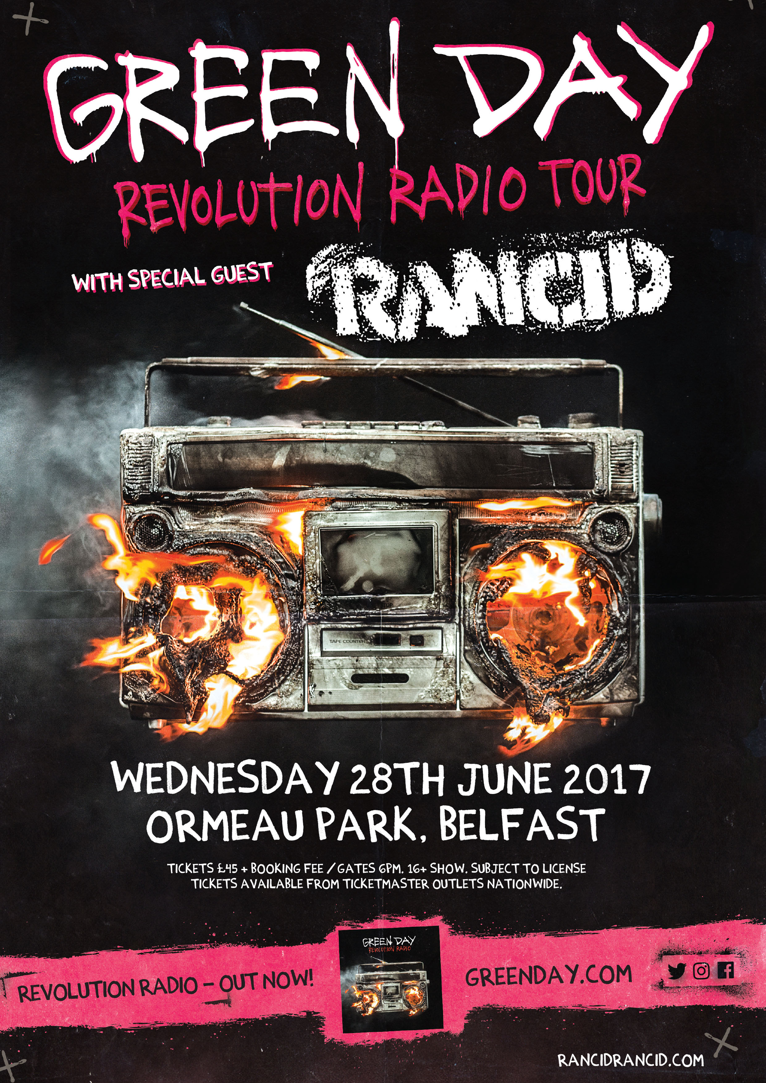 Green Day CONFIRMED for Belfast Gig | News - Cool FM