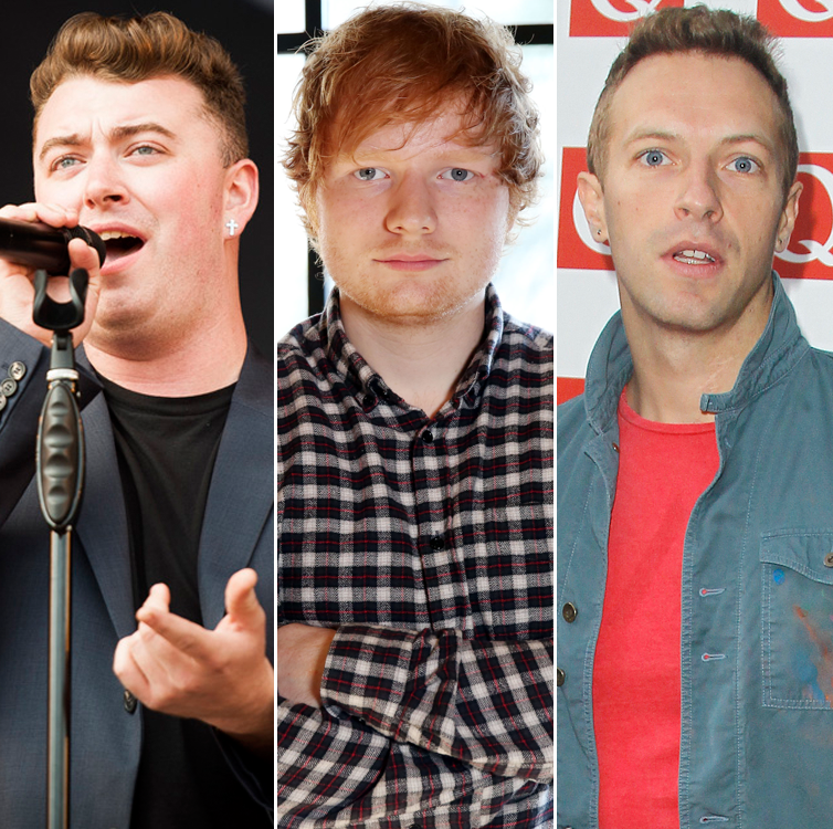 Ed Sheeran, Sam Smith & Coldplay Nominated For Q Awards | Celebrity ...
