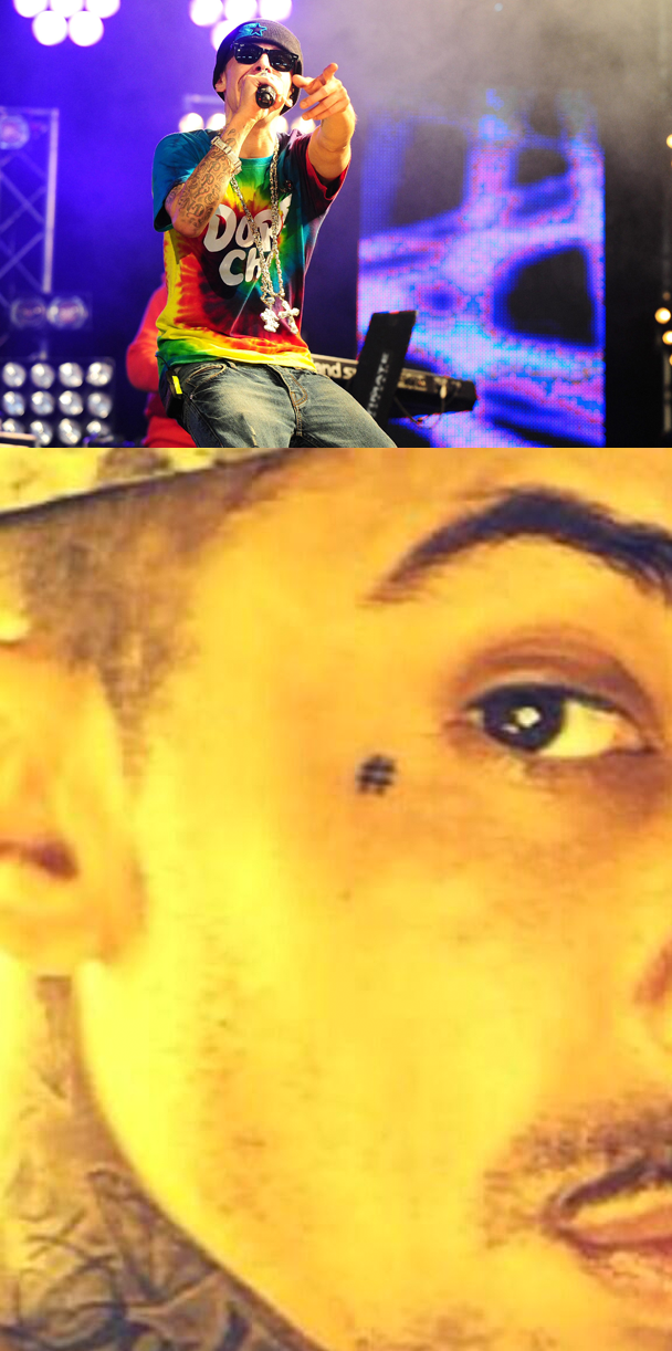 Dappy Unveils '#' Face Tattoo | Music - Clyde 1
