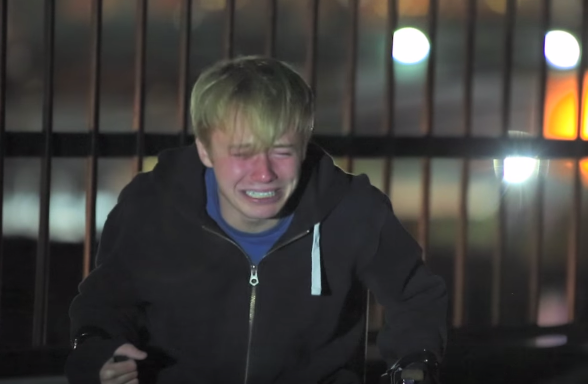 Too far! YouTuber Sam Pepper pretends to kill teen in front of his best ...