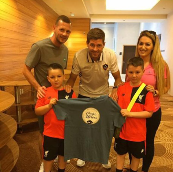 Steven Gerrard sends heartwarming message to young Charlie | News ...