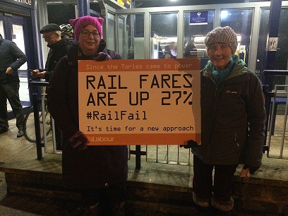 Protests across Greater Manchester over rail fare increases | News ...
